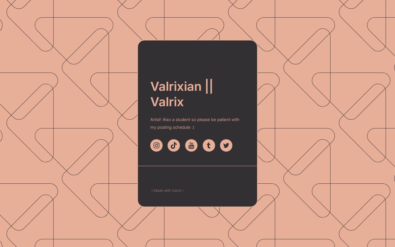 Valrixian's Card